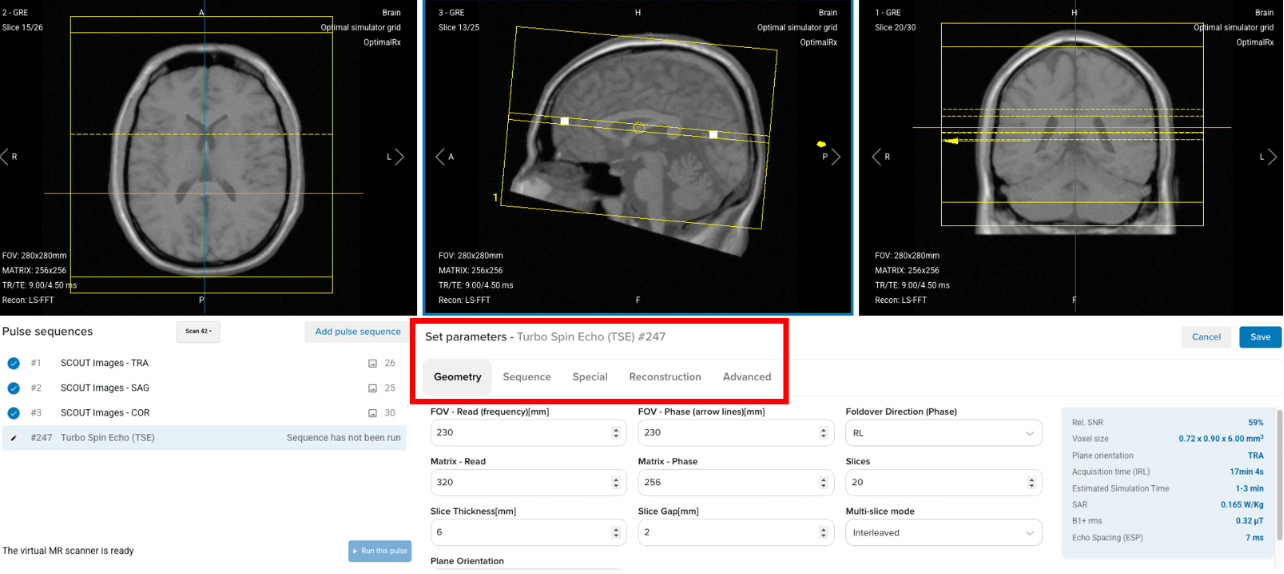 Manage Parameter Tabs